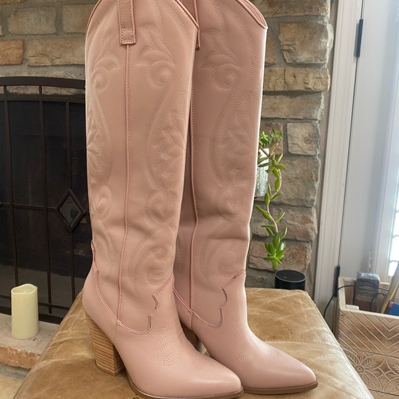 Steve Madden | Shoes | Steve Madden Lasso Pink Cowboy Boots | Poshmark